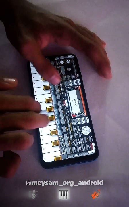 بیاز گجلر از افشین اذری نوازندگی با ارگ اندروید🎹🎼music Organdroid Musician Training