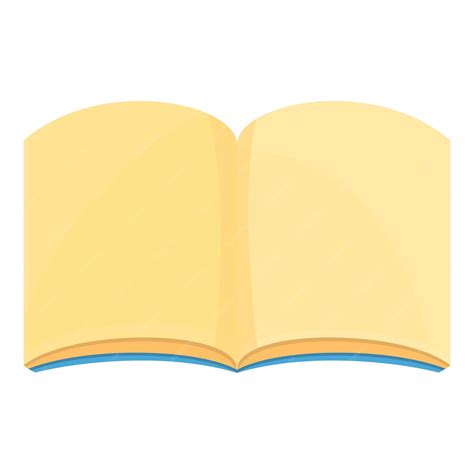 Premium Vector Open School Book Icon Cartoon Of Open School Book