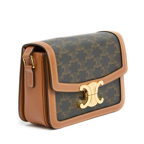 Celine 2023 Triomphe Teen Monogram Bag For Sale At 1stdibs