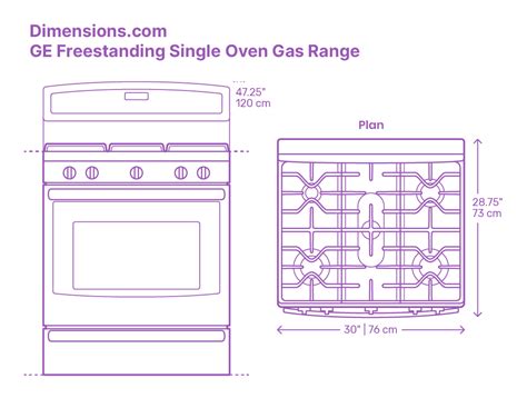 Commercial Stove Dimensions At Wilma Scanlon Blog