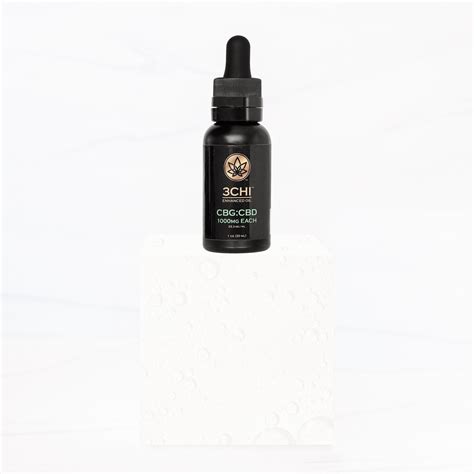 3chi Cbg Cbd Tincture 1000mg Nurse Wellness Secret Nature Nurse Wellness