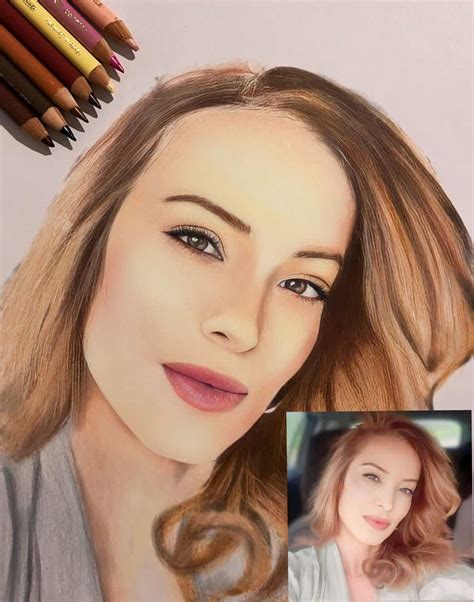 ציור בהזמנה אישית ציור דיוקן פורטרט של אדם בעיפרון