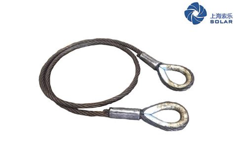 Pressed Eye With Thimble 26mm X 15m Two End With Solid Thimble And Aluminum Tube