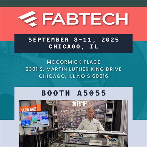 The Future Of Manufacturing Is Here Visit Us At Fabtech 2025