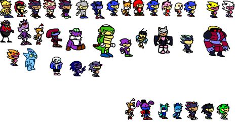 Sunky Characters Remaster Complete 12 By Azzy109 On Deviantart