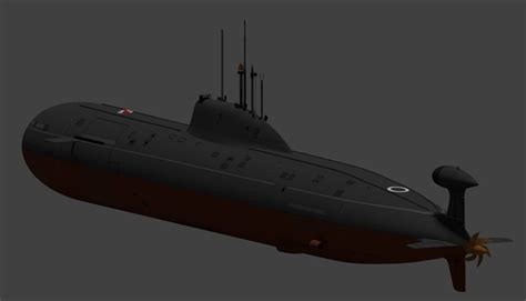 3d Model Project 971 Akula Schuka B Vr Ar Low Poly Cgtrader
