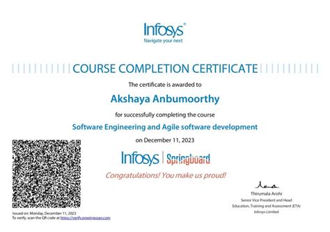 Infosys Infosysspringboard Softwareengineering Agiledevelopment