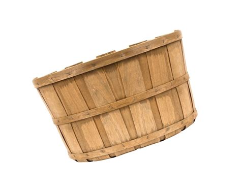 Premium Photo Empty Wooden Basket