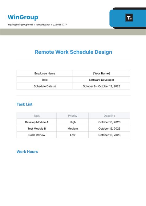 Free Agriculture Work Schedule Template To Edit Online