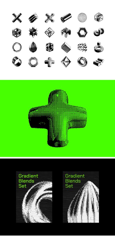 Bitmap Vector Shapes On Yellow Images Creative Store 134549