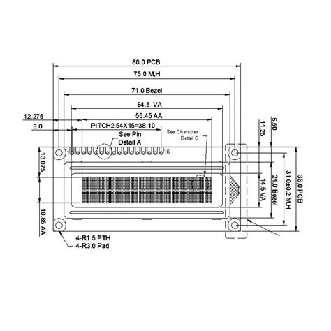 Hd44780 Lcd Display Datasheet Factory