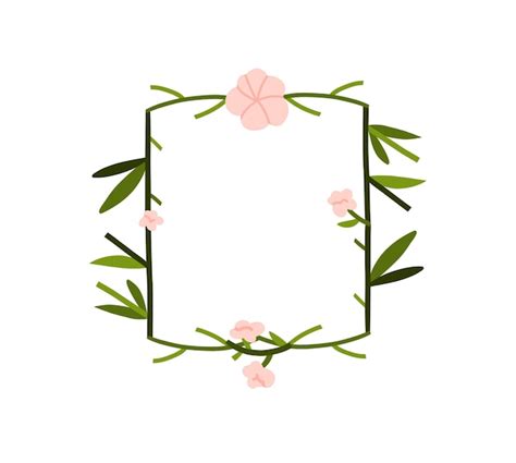 꽃 카모마일과 나뭇잎이 있는 장식의 클립아트 삽화가 포함된 손으로 그린 벡터 추상 그래픽 그림과 격리된 브랜딩을 위한 단순한