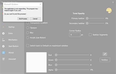 Configurator Freezing · Issue 960 · Chrisand1998taskbarx · Github