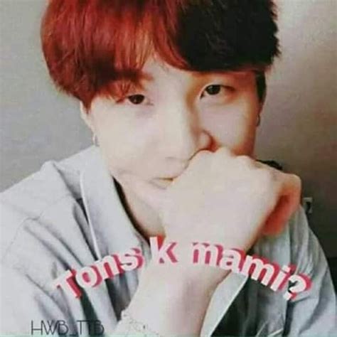 Tons K Mami 😏 ️ Armys Amino Amino Bts Memes K Pop Memes Suga Abs