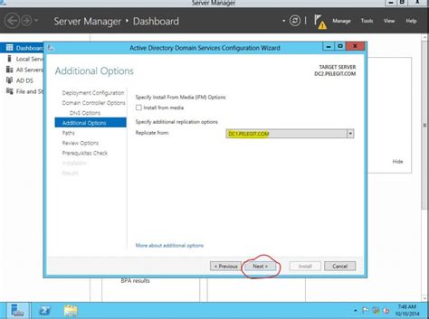 migrate active directory 2008 r2 to 2012