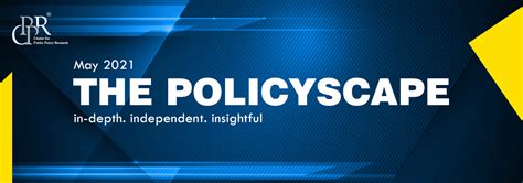 Cppr Newsletter The Policyscape May 2021