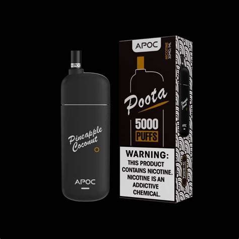 Apoc Poota 5000 Puffs Rechargeable Filter Disposable Pod In Dubai Dragon Vape Uae
