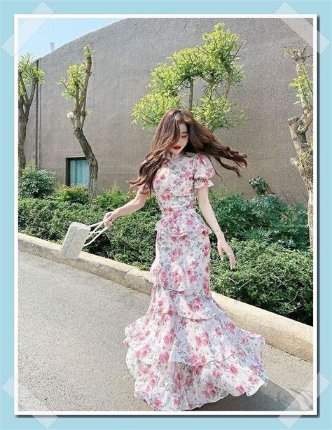 Beautiful Floral Dress Vintage Floral Dress Aesthetic Beautiful