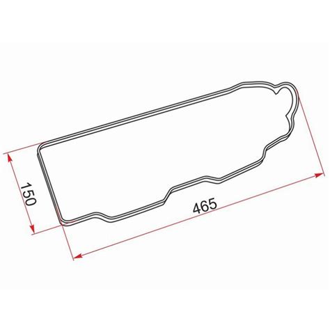 прокладка клапанной крышки mmc 4g63 4g64 sohc, hy starex 2.4 SAT ...