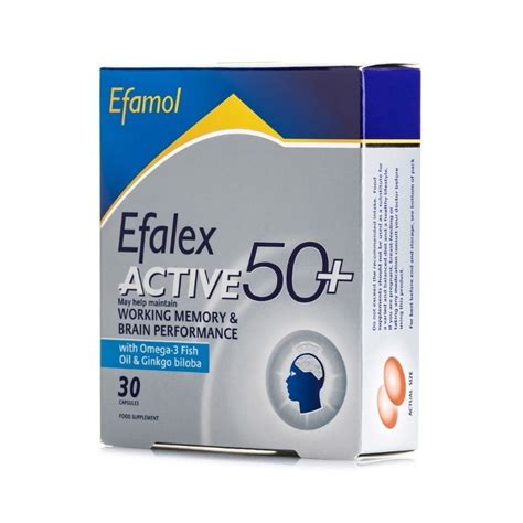 Efamol Efalex Active 50 30 Capsules Pharmacoline