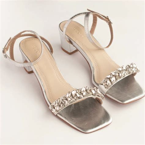 Silver Block Heels For Wedding 60 Photos