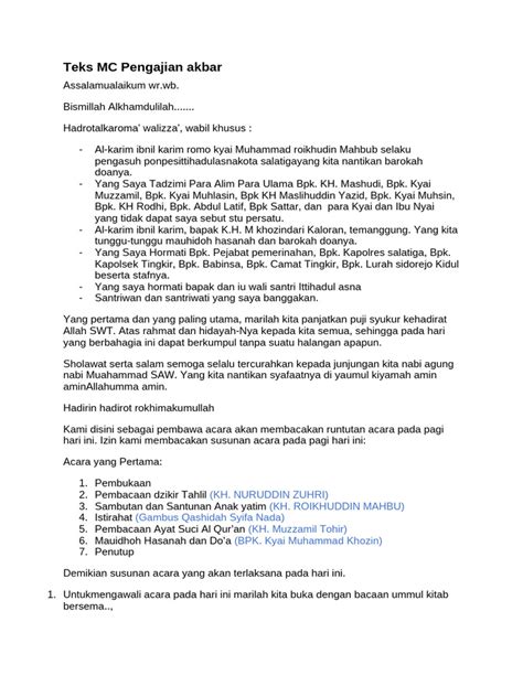 Mc Pengajian Akbar Indo 2024 Pdf