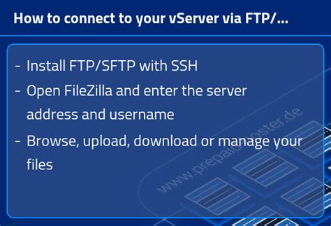 how can i connect to my server using ftp prepaid hoster faq