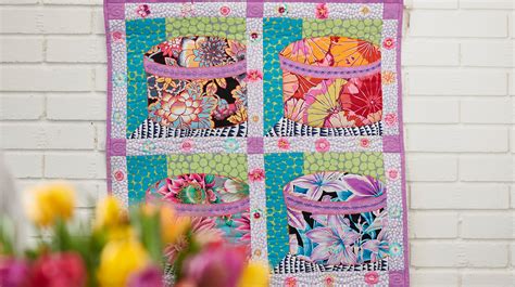 Kaffe Fassett Hat Box Quilt Series Templates And Fabric Prepslider