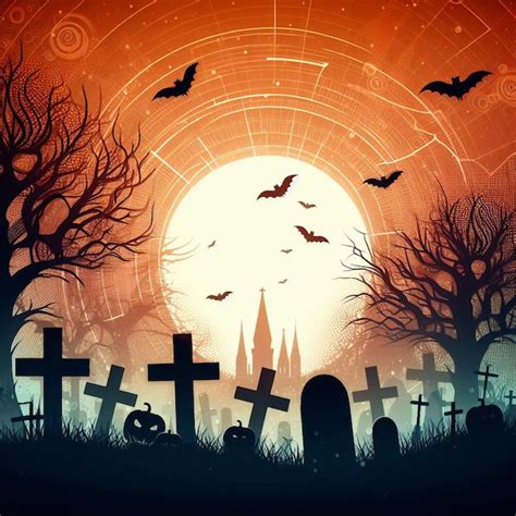 halloween poster party templated premium ai generated vector
