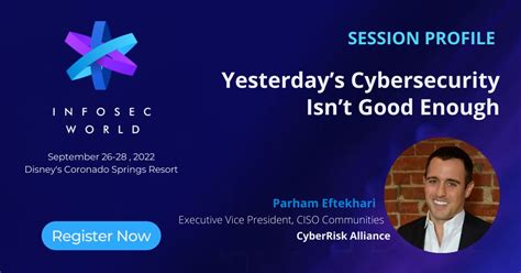 Parham Eftekhari On Linkedin Cybersecurity Ciso Cert Securitybydesign Resiliency