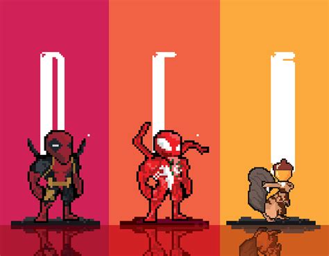 Pixelated Character Art Behance