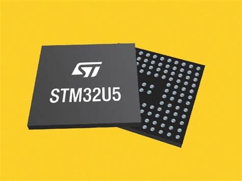 stmicro announces stm32u5 extreme low power microcontroller range