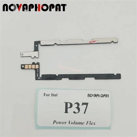 Novaphopat For Itel P P W Power On Off Volume Up Down Ribbon Power Button Flex Cable Ribbon