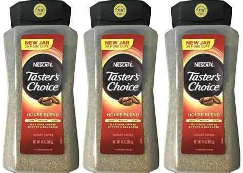 Tasters Choice House Blend Original Gourmet Instant Coffee 14 Oz 3