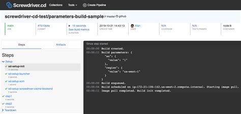 Screwdriver — Build Parameters