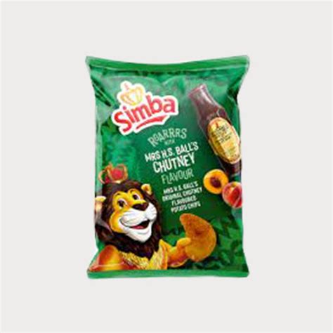 Simba Chips 120g Mrs Balls Chutney Hyperama South African Shop In Uae