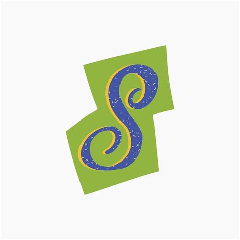 Premium Vector Letter S Magazine Cutout Element