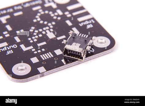 Surface Mount Mini Usb Connector For High Integrity Electronics Devices Stock Photo Alamy