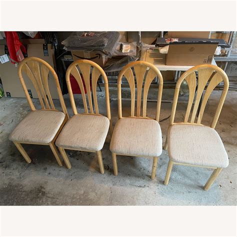 Extendable Oak Kitchen Table Set With Chairs Aptdeco