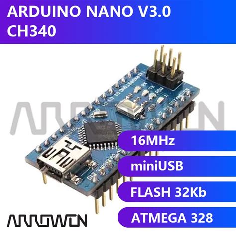 Atmega328 Ch340 Плата Arduino Nano V3 0 на микроконтроллере Ардуино