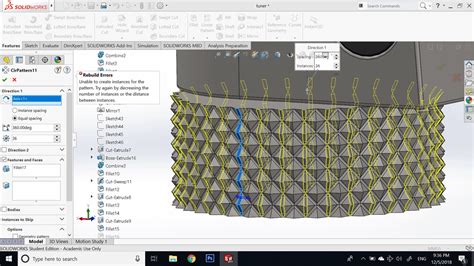 help circular pattern has rebuild errors i ve tried looking online