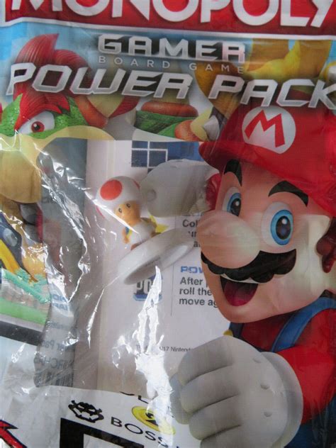 Monopoly Gamer Super Mario Toad Token Power Pack Brand New Sealed