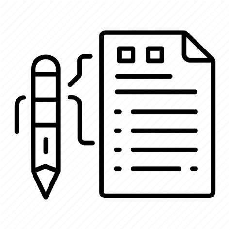 Assignment Writing Assessment Task Study Icon Download On Iconfinder