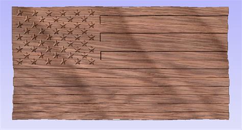 Wavy Flag Stl Model Etsy