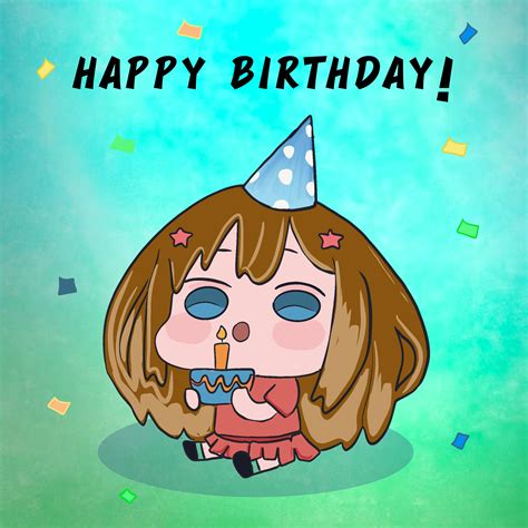 Anime Happy Birthday Girl