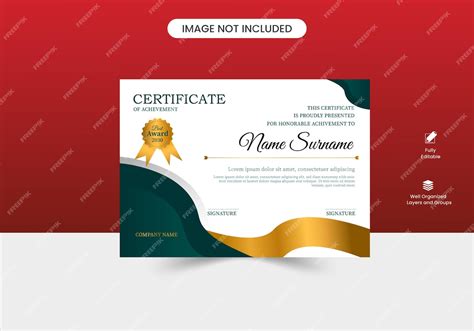 Premium Vector Golden Black Luxury Certificate Design For