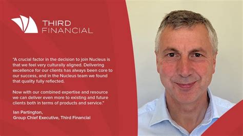 Congratulations To Ian Partington And The Third Financial Team A Great Company To Have Been