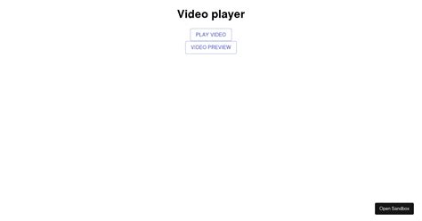 react image video lightbox examples codesandbox
