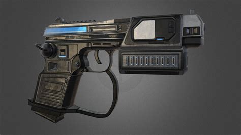 Futuristic Pistol 3d Model By Amazingstanley 9eecd0f Sketchfab