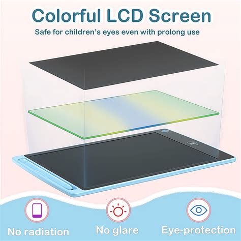 Lousa Mágica Tela Lcd Tablet Infantil De Escrever E Desenhar 851012 Polegadas Brinquedo